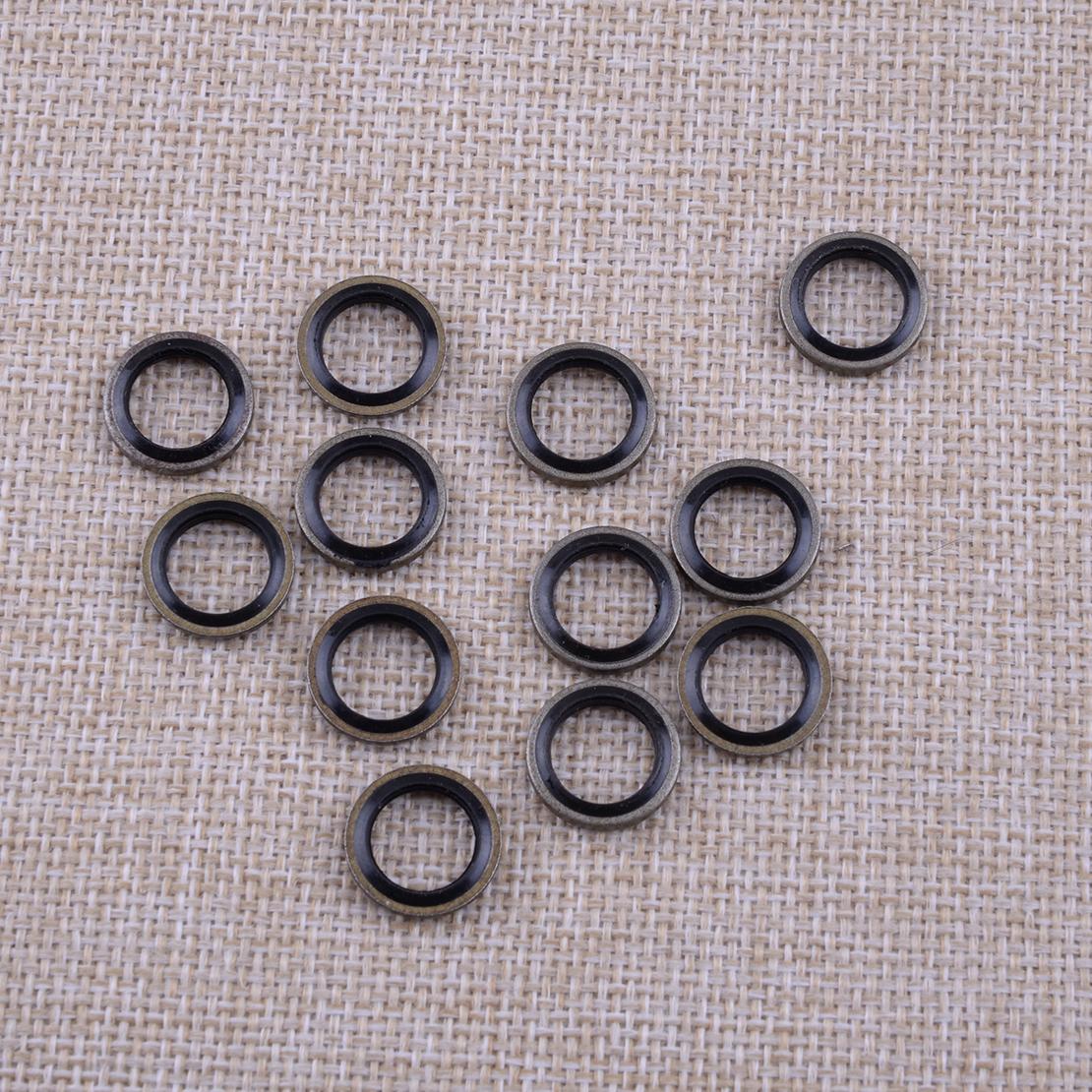 12pcs/kit Fuel Line Sealing Washer Bolt Seal Fit for Dodge Ram Cummins ...
