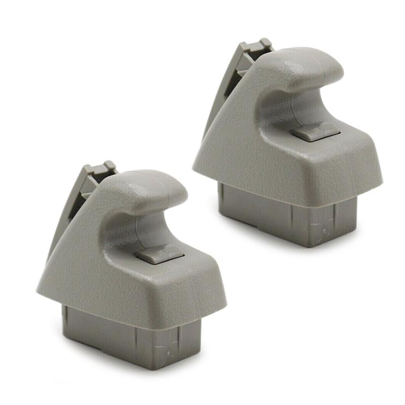 2x Sun Visor Support Clip Holder Bracket Hook Fit for GM Cadillac ...