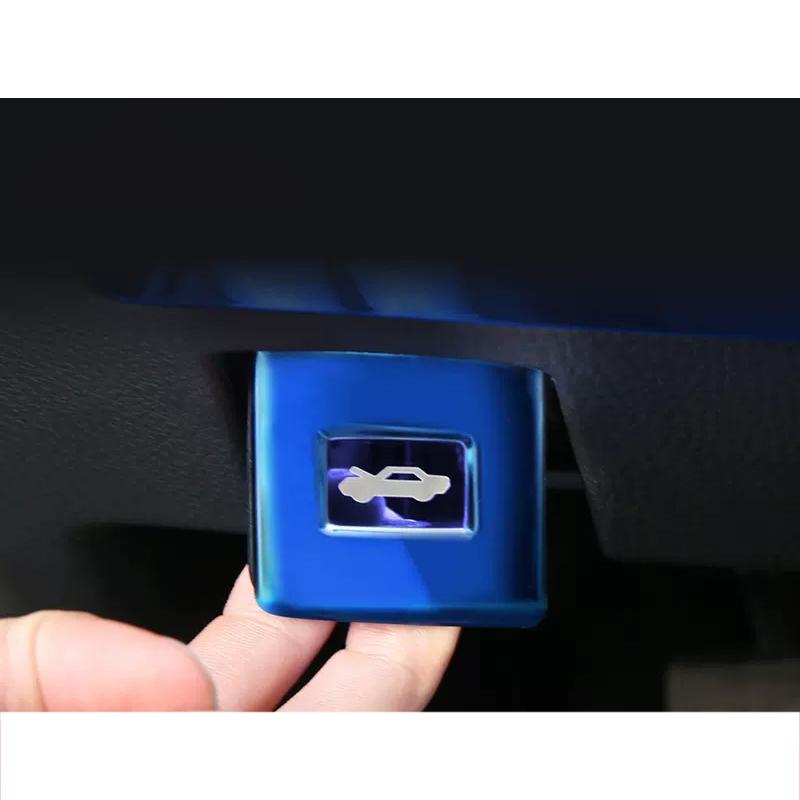 Fit For Toyota 2010-2021 Stainless Steel Front Engine Hood Switch Cover ...