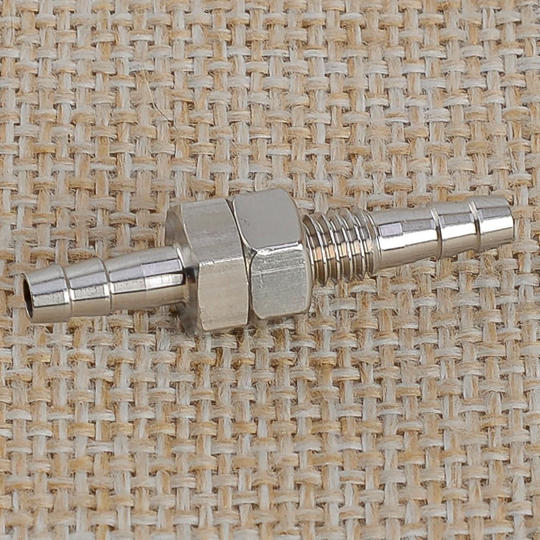 1/8" in 4mm Straight Bulkhead Fitting Hose Barb Tube Connector Adapter ...