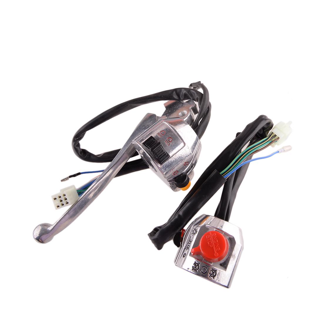 2pcs 7/8" Handlebar Lever Switch Fit for Honda CB125S CT90 XL350 XL250 ...